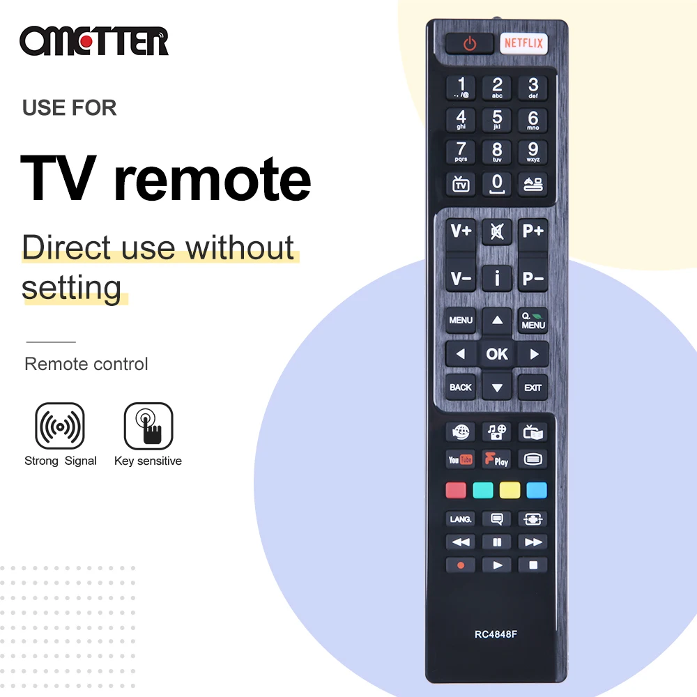 New-RC4848F-For-Hitachi-TV-Remote-Control-48HB6T72U-55HK6T74U-49HK6T74U ...