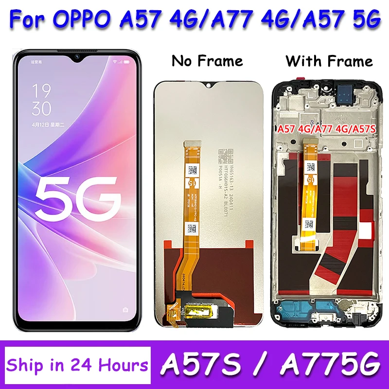6-56-Original-For-Oppo-A57-A77-4G-5G-CPH2387-PFTM20-CPH2385-CPH2339-LCD ...
