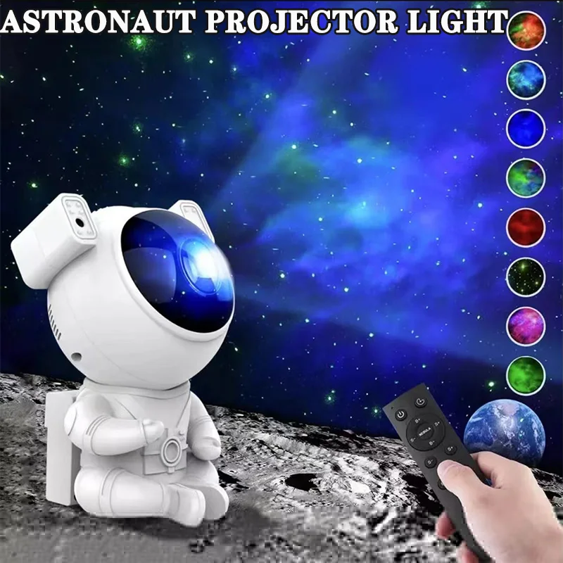 New-Astronaut-Projector-for-Kids-Bedroom-Night-Light-Projector-Starry ...
