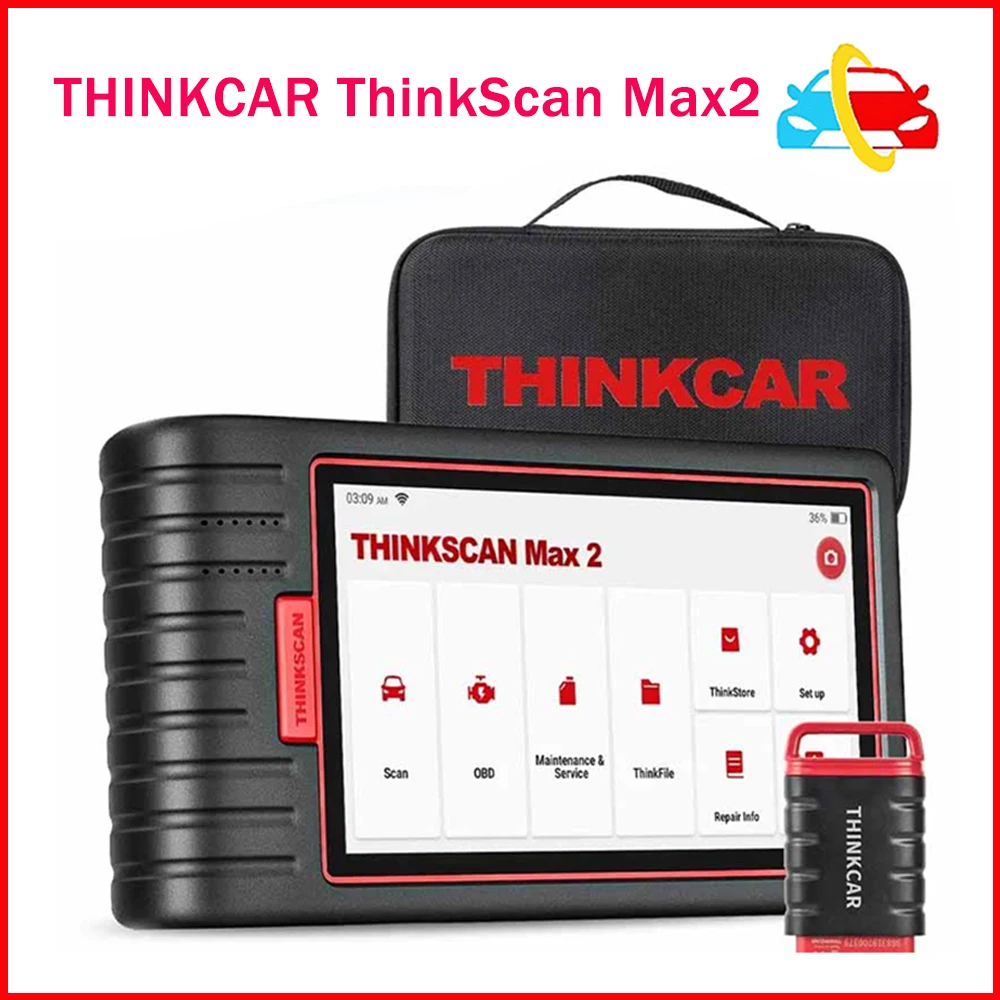 2023 THINKCAR ThinkScan Max2 Full system Car Diagnostic Tool MAX2 OBD2 ...