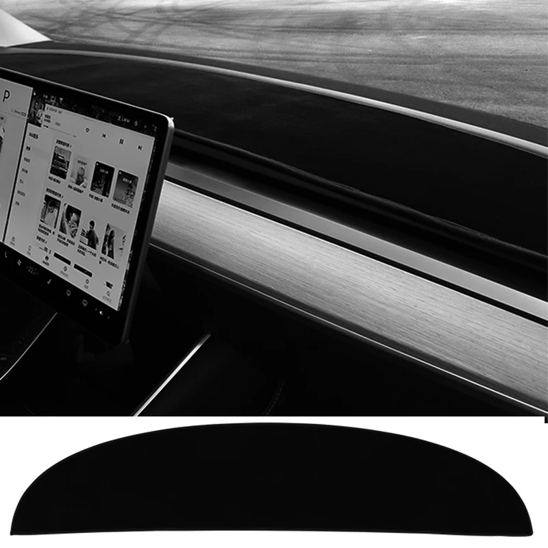Car Dashboard Sun Shade Cover Pad For Tesla MODEL 3 Y S Dustproof ...