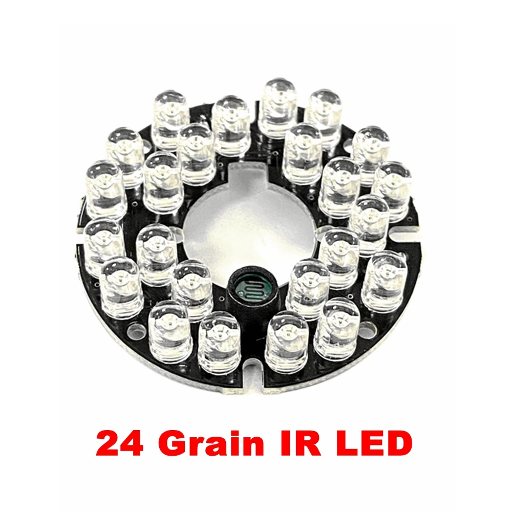 90 degrees CCTV Accessories infrared light 24 Grain IR LED board for ...