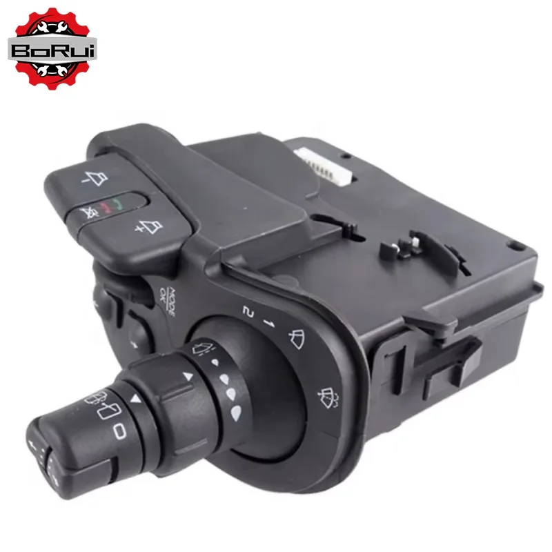 8201590631 8201359195 Radio&Wipers Steering Column combination Switch ...