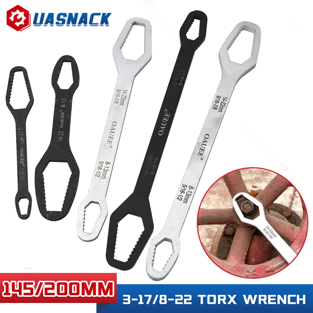 Universal Torx Wrench 8 22mm Self tightening Adjustable Glasses Wrench ...