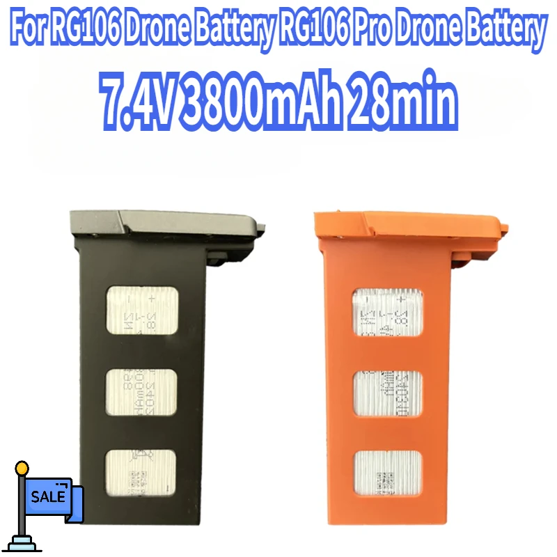 RG106 Drone Battery RG106 Pro Drone Battery 7.4V 3800mAh 28min Fright ...