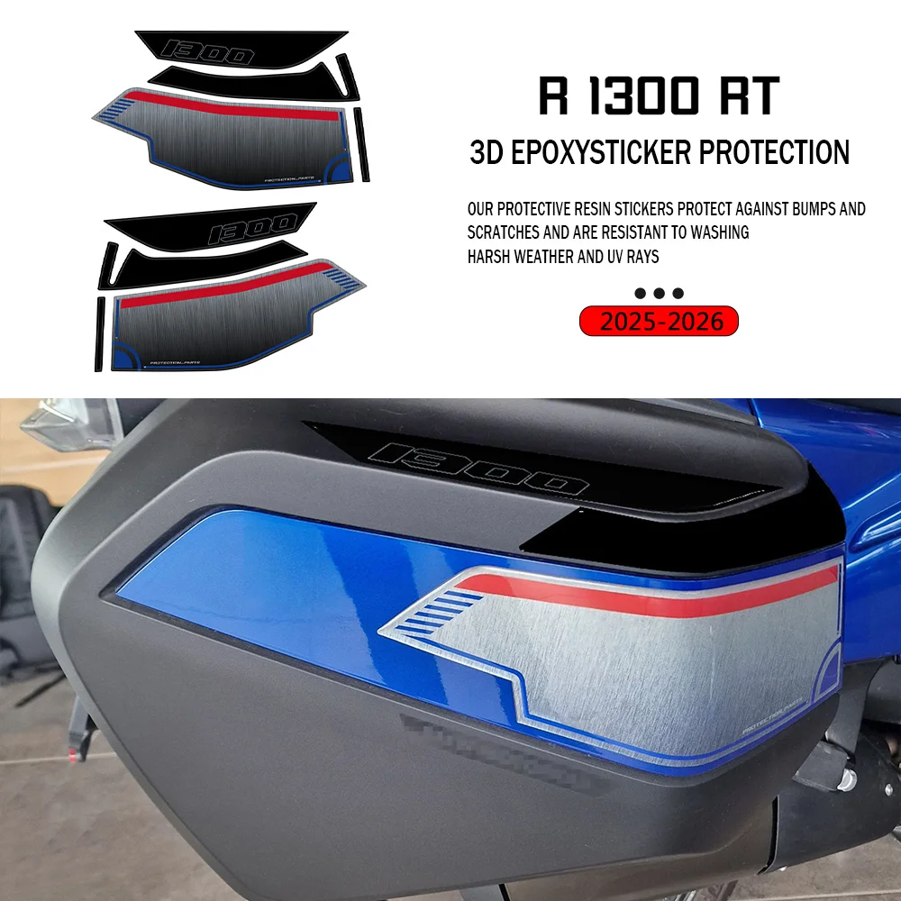 Motorcycle Accessories Luggage Protection Waterproof 3D Resin Sticker ...