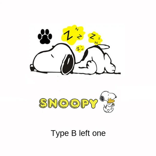 Snoopy Cartoon Battery Car Body Sticker Cute Electric Car Body Scratch ...