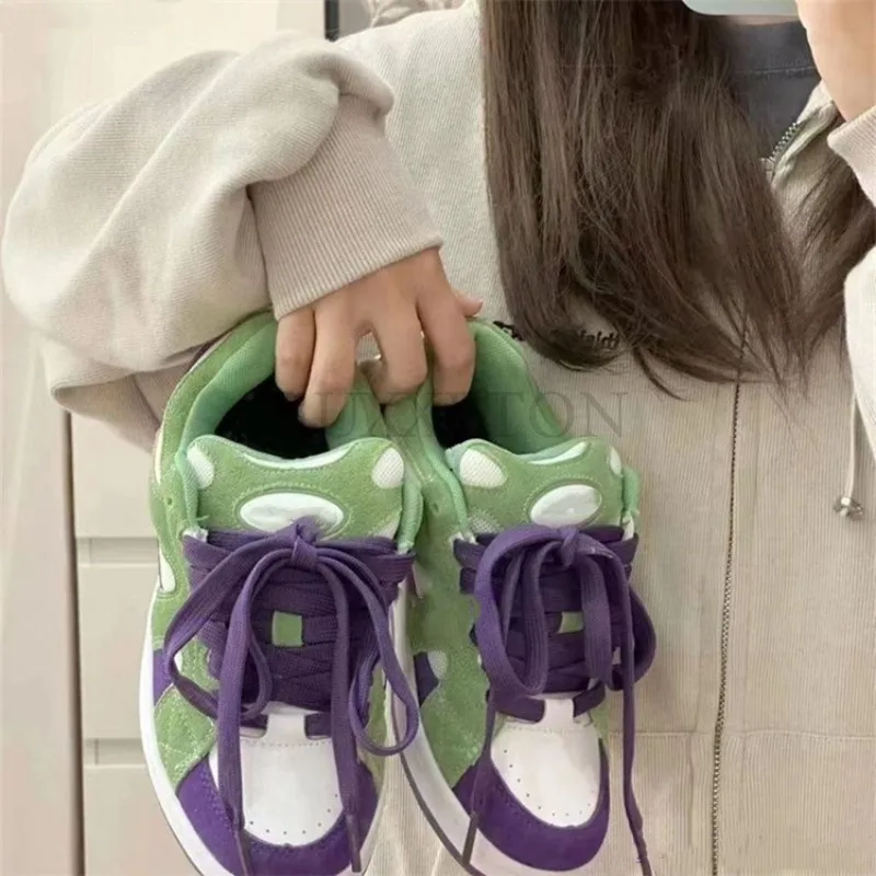 Solado-grosso-Round-Toe-Low-Top-Mocassins-Malha-para-moda-confort-vel ...