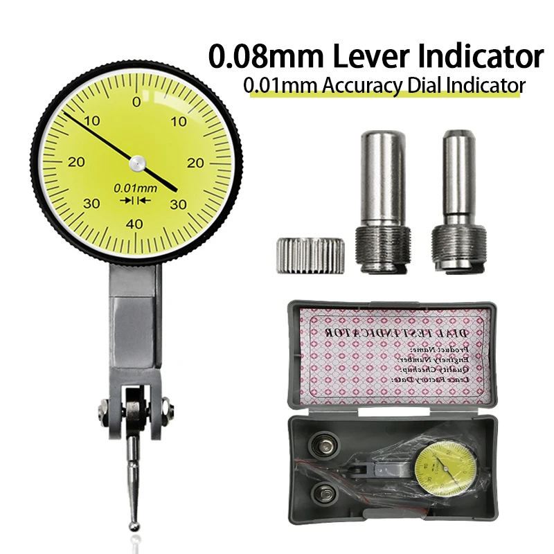 0-0-8mm-Level-Dial-Indicator-Magnetic-Base-Holder-Micrometer-Precision ...