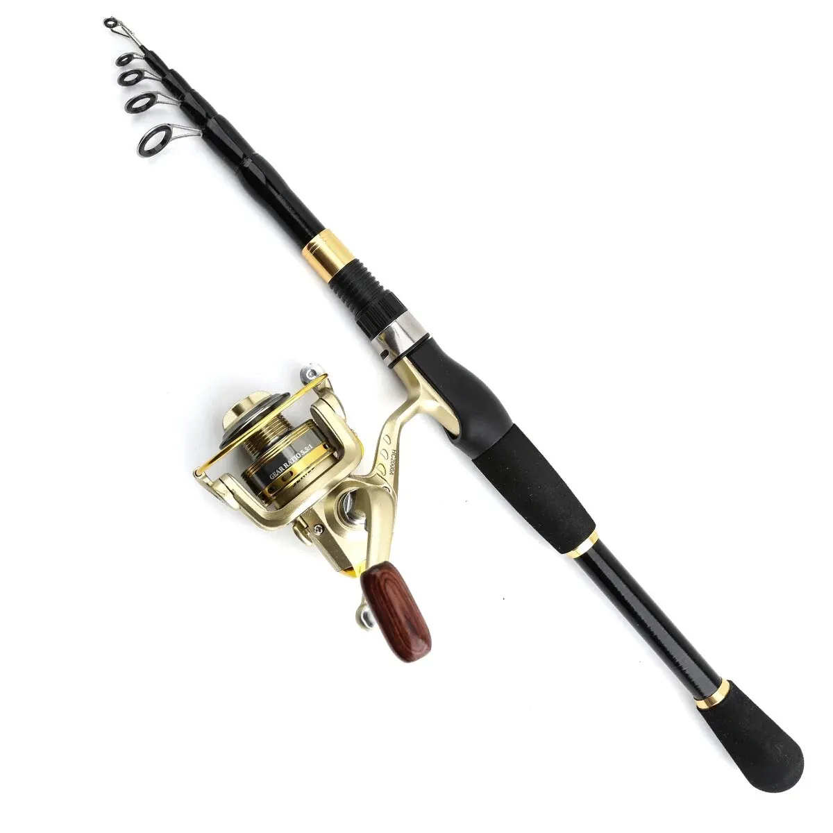 Zuryp Fishing Gear Set Long Throw Lure Sea Fishing Rod Full Set Soft ...