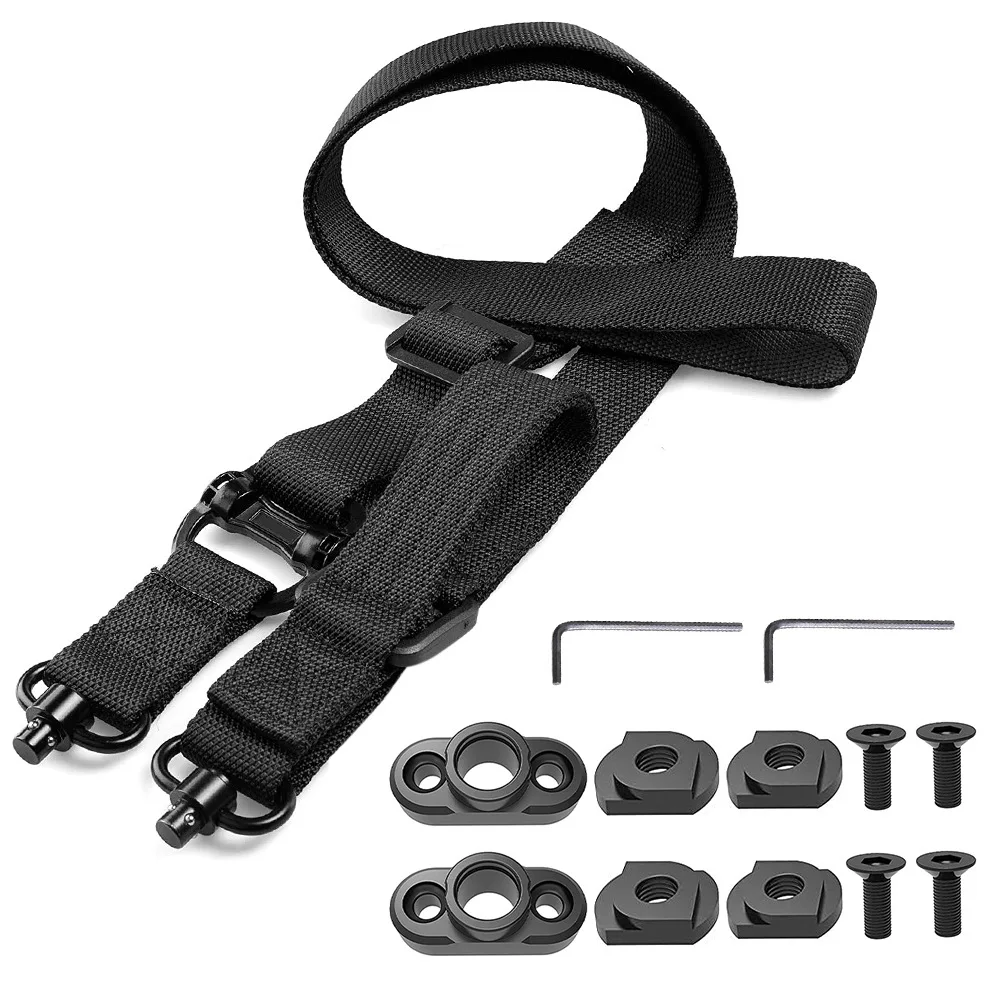 Tactical-Sling-field-Mission-Rope-Sling-Single-Double-Point-Nylon ...