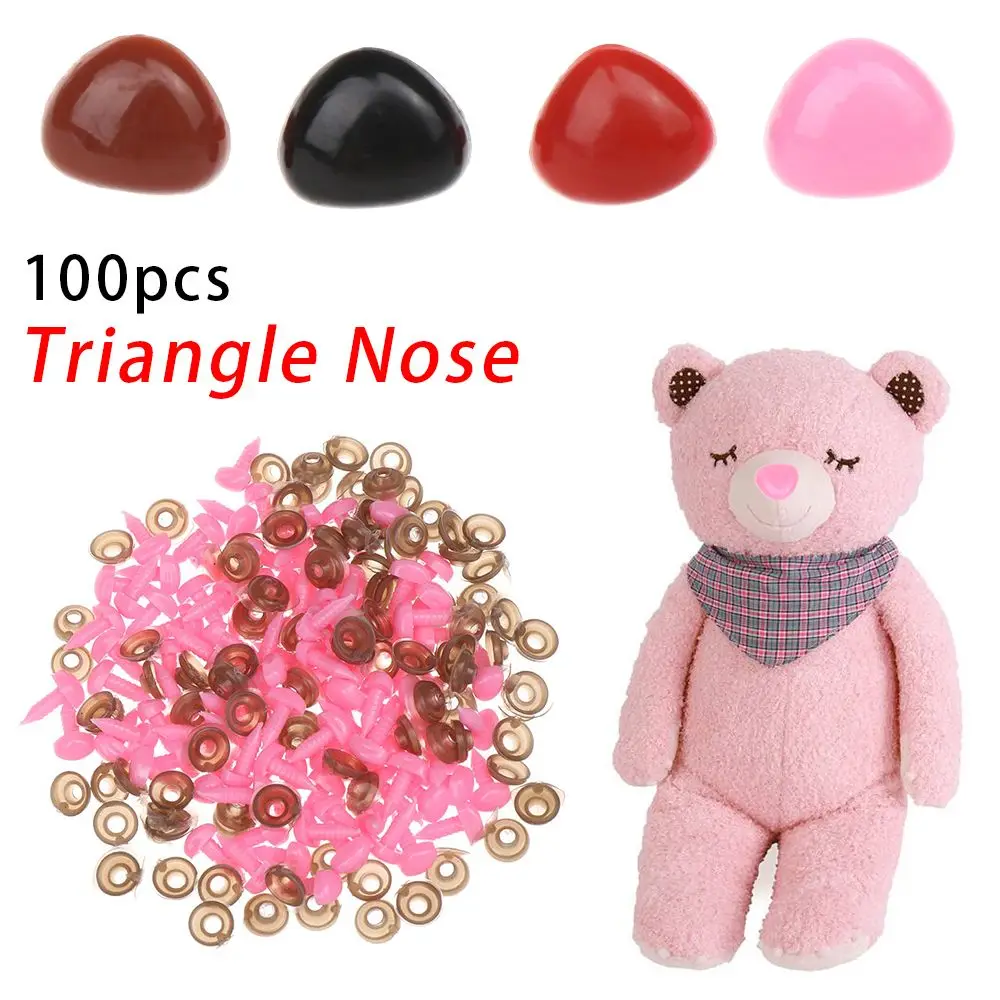 100pcs-Crafts-Plastic-Triangle-Noses-For-Dolls-Toys-For-Bear-Buttons ...