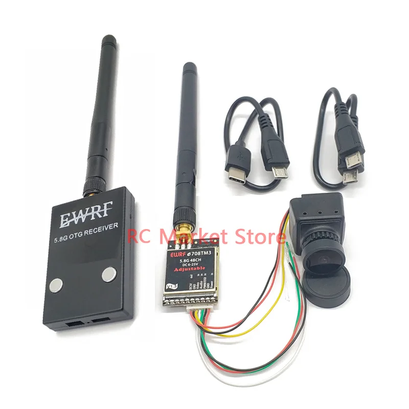 EWRF receptor de vídeo UVC Downlink OTG VR, teléfono Android + 5,8G ...