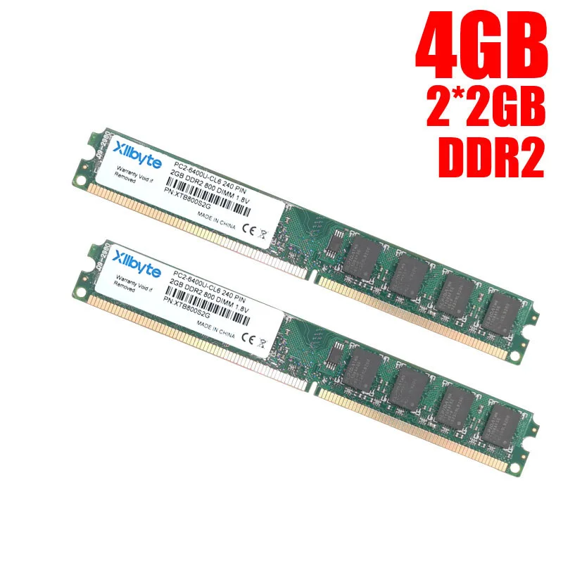 Xllbyte-DIMM-DDR2-800Mhz-667Mhz-4GB-2GB-2Pieces-PC2-6400-PC2-5300 ...