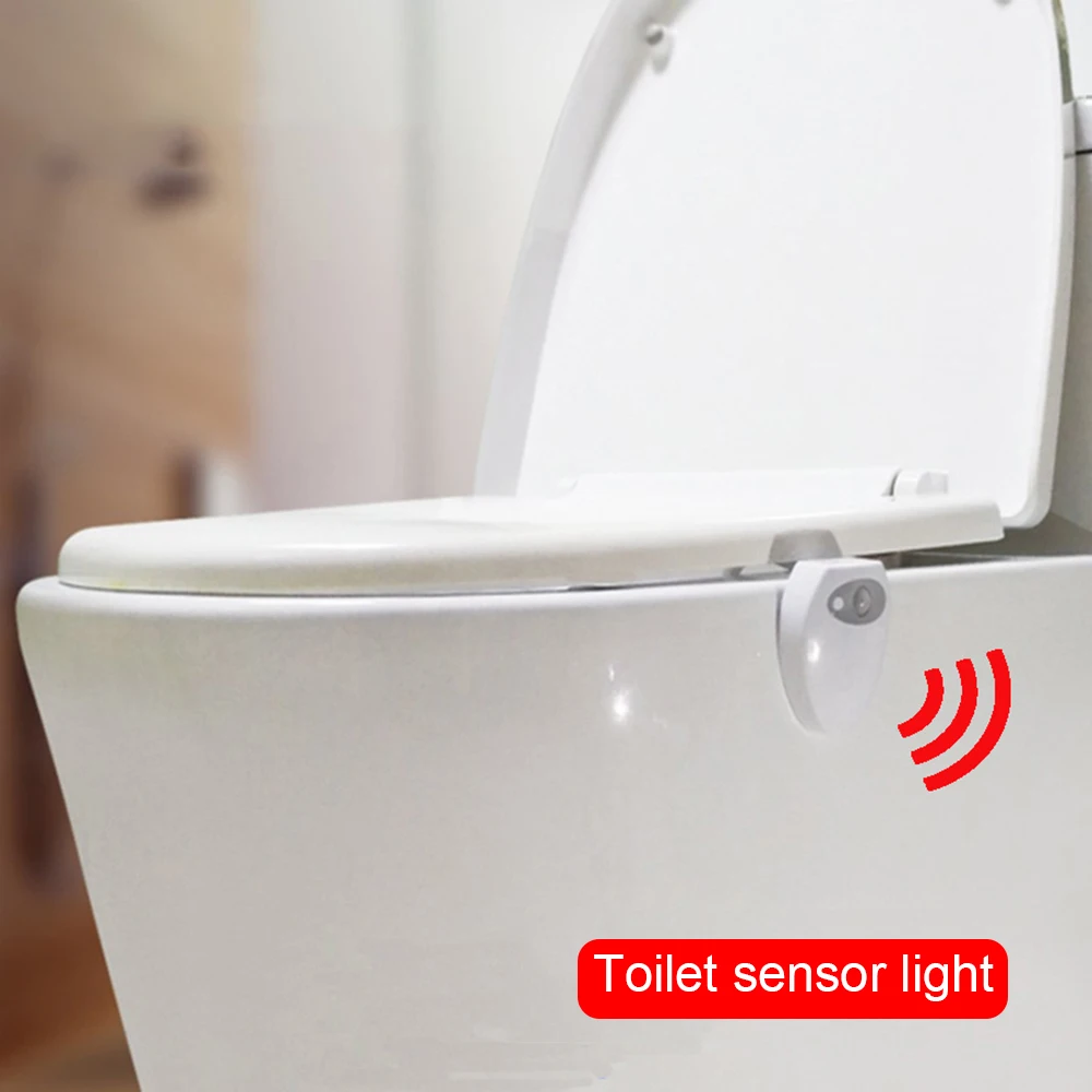 Pir Mozgásérzékelő Wc -Lámpák Usb Led Színek Újratöltik A Vízálló ...