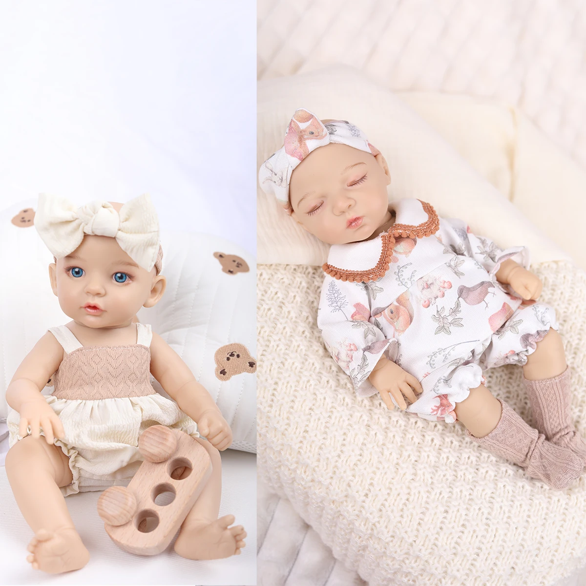 12 inch Mini Doll Look Like New Born Baby Soft Skin Cute Madeup Face ...