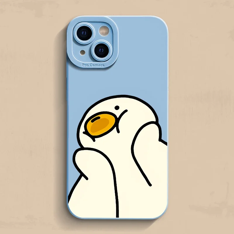 Candy Color Swilling Duck Phone Case For iPhone 15 Case 14 13 12 11 Pro ...