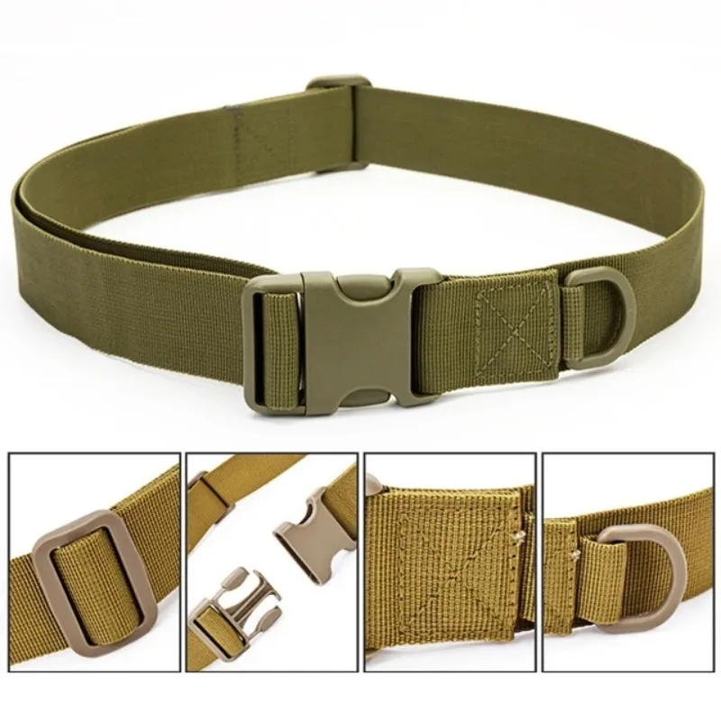 Men-Adjustable-Tactical-Belt-Buckle-Tactical-Bag-Waistband-Molle-Rescue ...