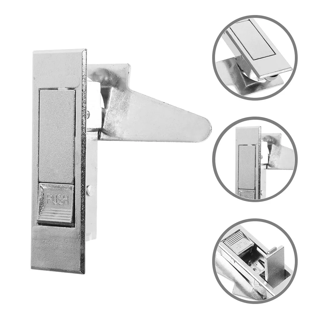 2Pcs Electric Cabinet Door Locks Zinc Alloy Push Button Latch for File ...