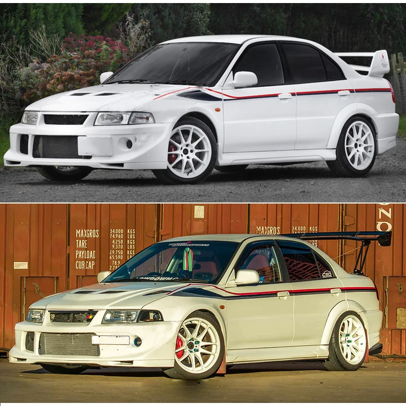 Jdm Car Stickers Vinyl Decals Stickers For Ralliart Ralli Art Lancer Evo Evolution 4 Iv 5 V 6 Vi ...