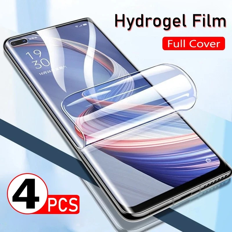 Filme de hidrogel 4 pcs para Samsung S7 edge S8 S9 S10 Plus Filme Samsung Note 20 ultar 10Pro 9 ...