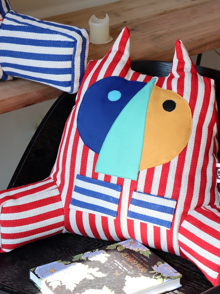 Cartoon Abstract Cushions Soft Back Rest Bed Cushion Lounge Sofa ...