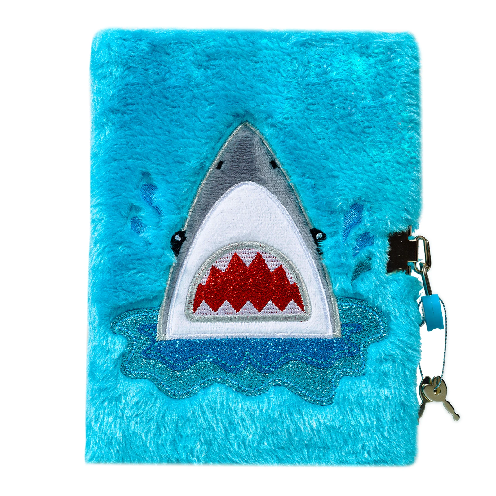 Diary-for-Boys-with-Lock-and-Keys-Cute-Shark-Plush-Diary-Secret-Diary ...