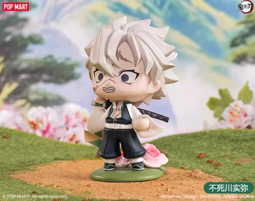 POPMART Demon Slayer Series Blind Box Toys Tanjirou Inosuke Zenitsu ...