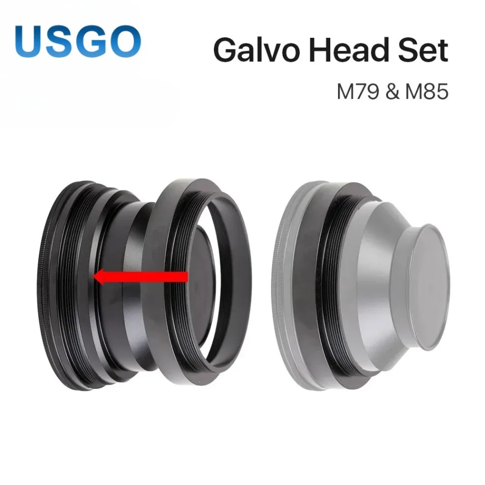 F-theta Lens Male Thread Reverse Adapter Ring Height 18mm 34mm for ...