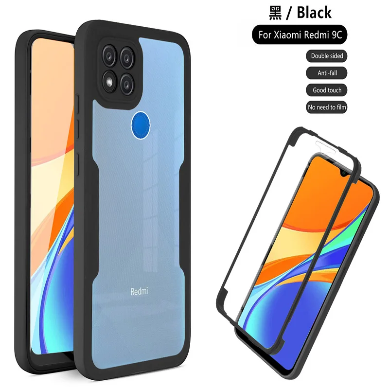 360-Degree-Full-Body-Phone-Cover-For-Xiaomi-Redmi-9A-9C-9T-9i-10A-10C ...