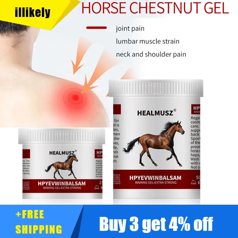 Horse-Balm-Chestnut-Heating-Extra-Warming-Joint-Massage-Gel-Muscle ...