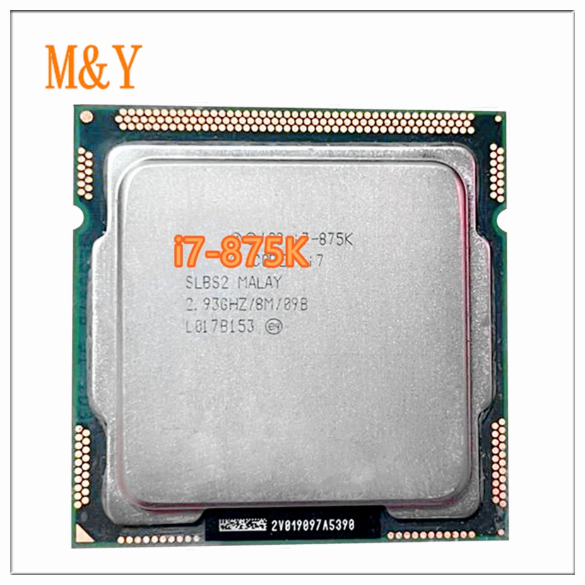 Processador de computador Quad Core Desktop, soquete CPU, pino LGA 1156 ...