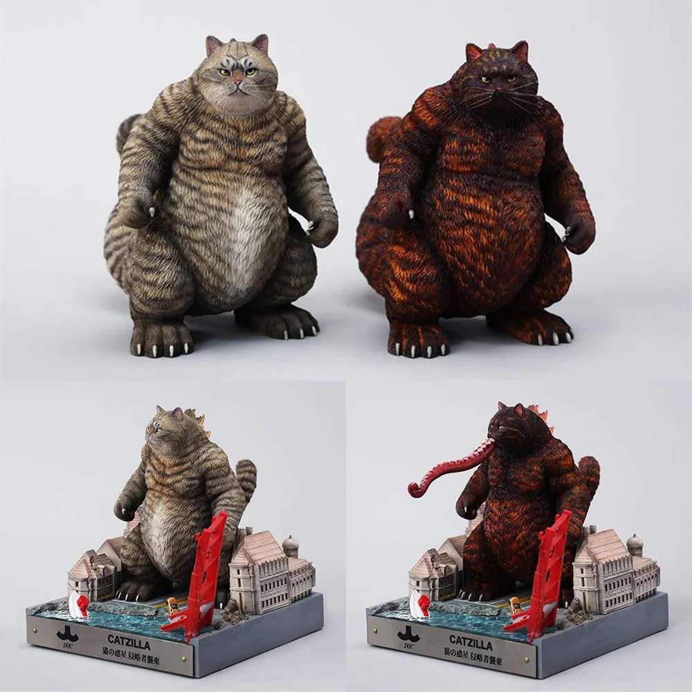 JXK JXK258 8.5x14x12cm Catzilla Figurine 2.0 with Double-expression ...