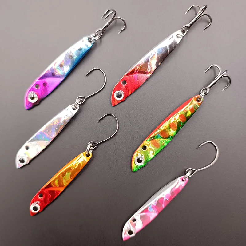 Lunker metal jig top water tiny fine fishing lure hard bait 2.5g 3.5g 5 ...