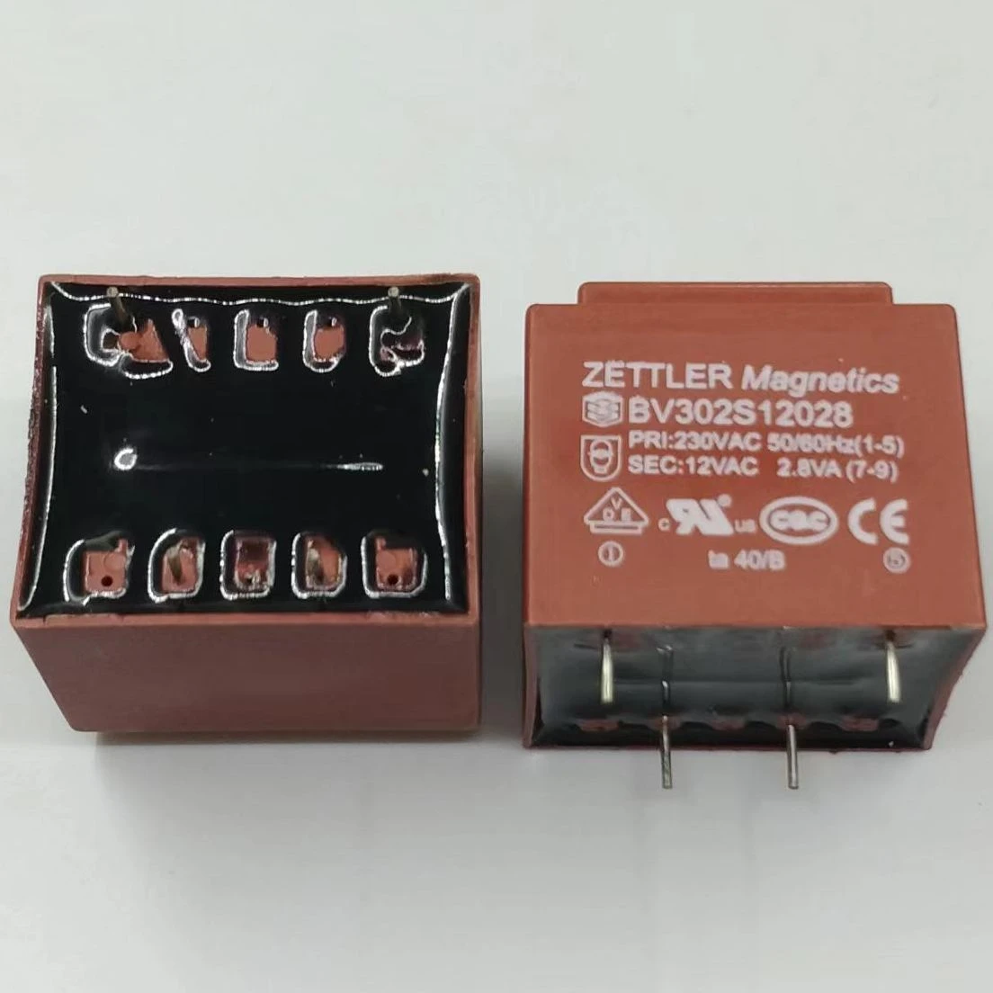 BV302S12028 230VAC 50/60Hz(1 5) 12VAC 2.8VA(7 9) Transformer 100%NEW ...