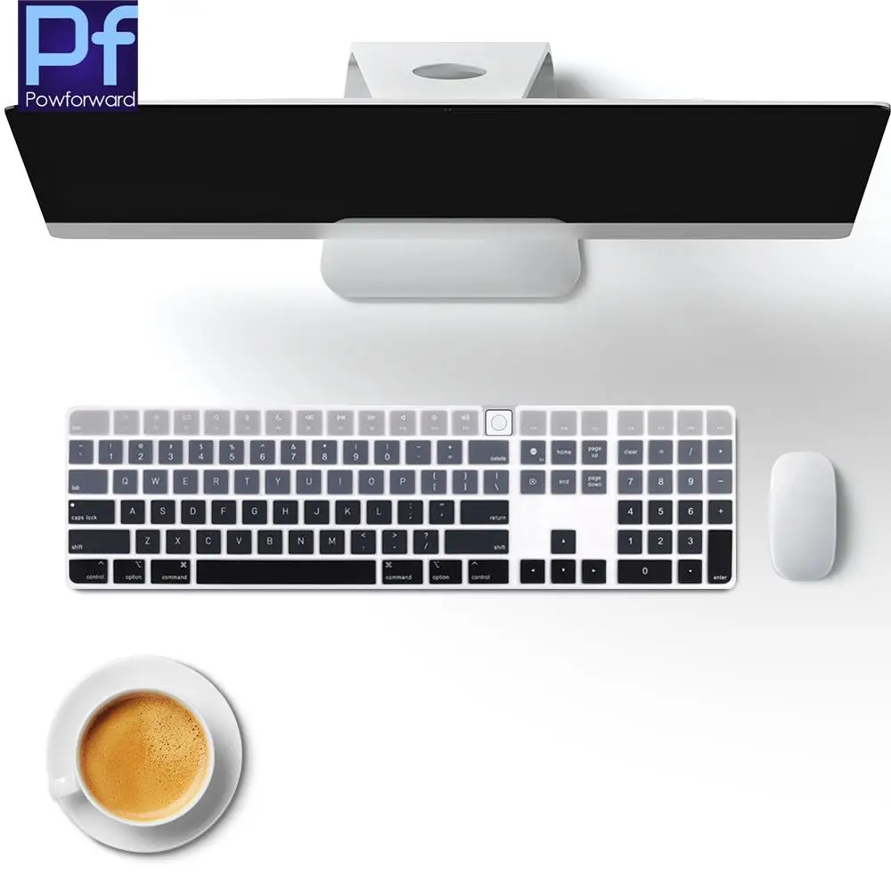 Keyboard Cover Skin for 2022 Mac Studio Magic/2021 iMac 24 inch Magic ...