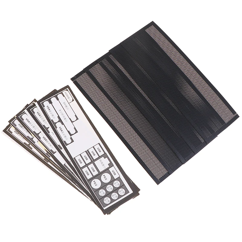 5-Set-Universal-DIY-Shield-backplane-PVC-Dust-Filter-For-Computer ...