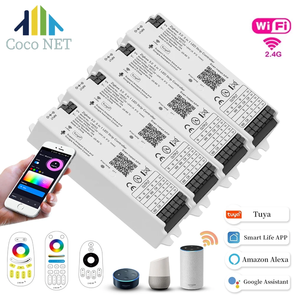 WB5-5-in-1-WiFi-Bluetooth-LED-Controller-Dimmer-Tuya-APP-Alexa-Google ...