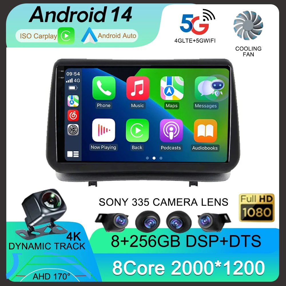 Android-14-For-Renault-Clio-3-CLIO-3-2005-2014-4G-WIFI-Car-Radio ...