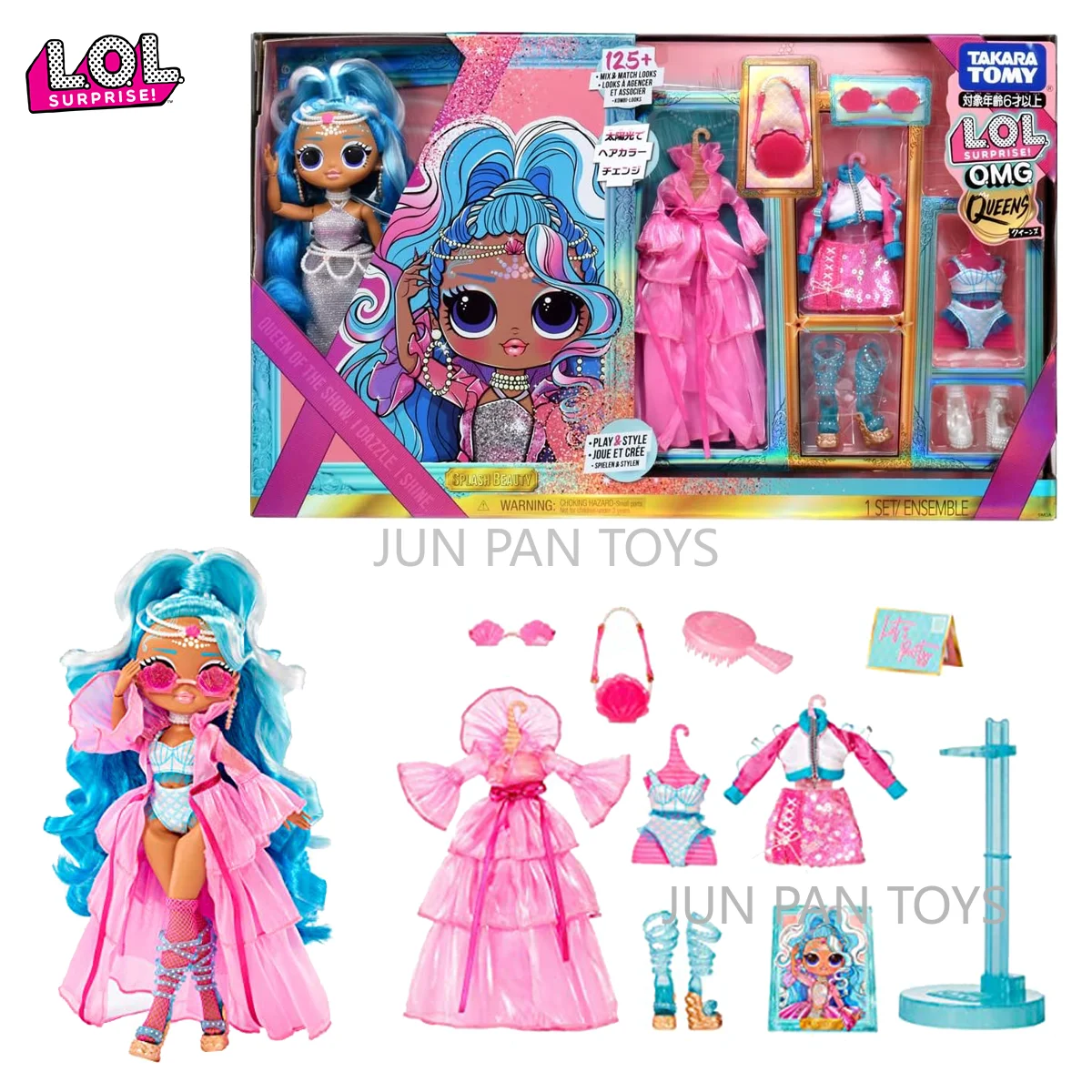 Muñeca de Moda LOL Surprise OMG Splash Beauty Queen Original, con ...