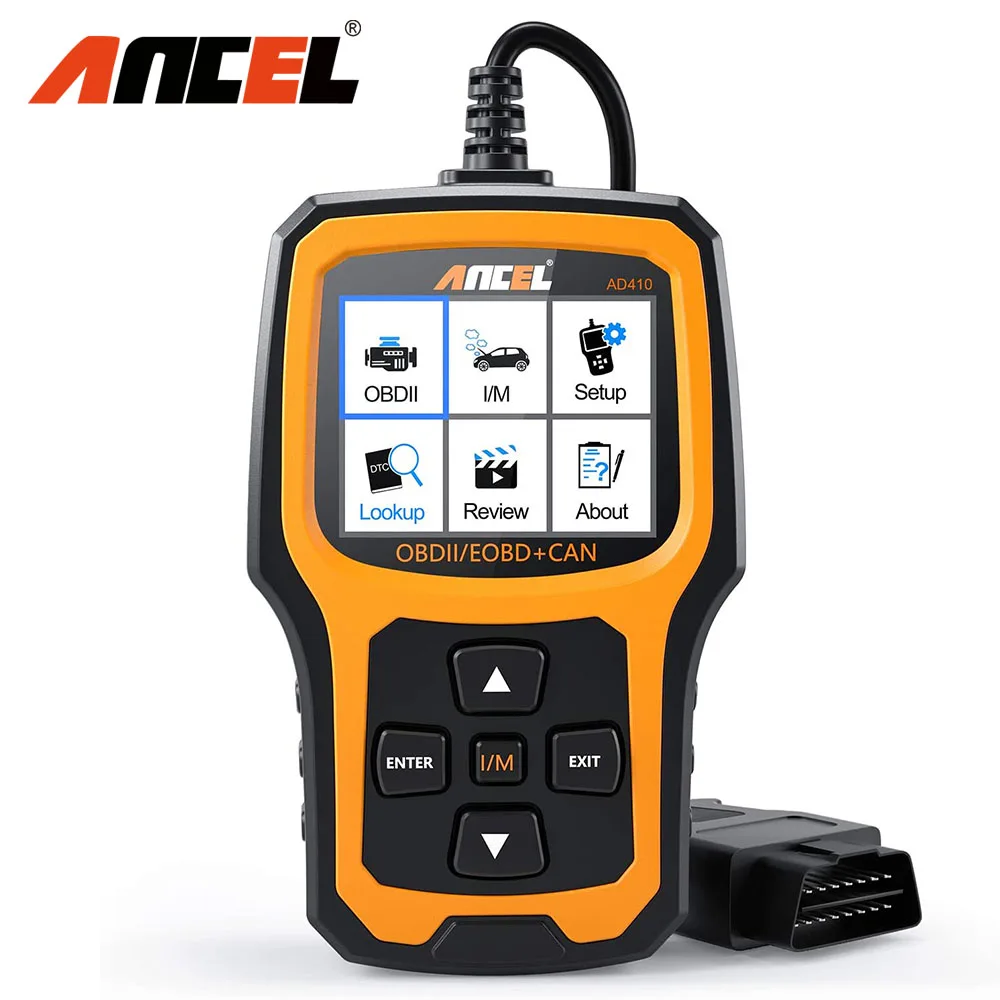 Ancel ad410 obd2 scanner automotivo ferramenta de diagnóstico do carro ...