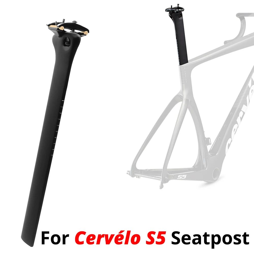 No Logo For Cervelo S5 0°- Offset Full Carbon Seatpost-Fit Chinese S5 ...