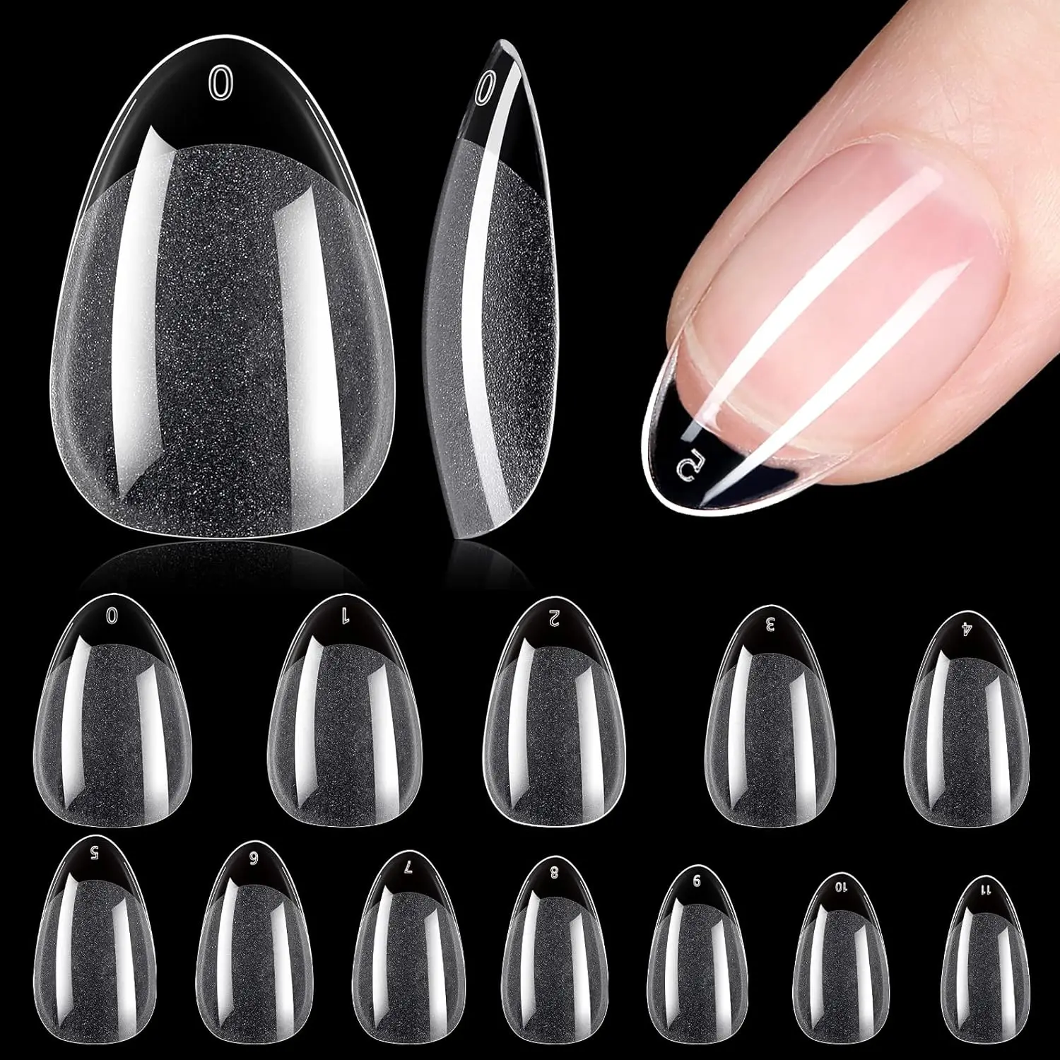Dicas-de-unhas-falsas-Art-unhas-falsas-de-am-ndoa-curta-American-Gel-X ...