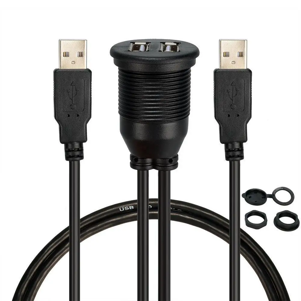 Cable de extensión de montaje empotrado de Panel USB 3,0 para coche ...