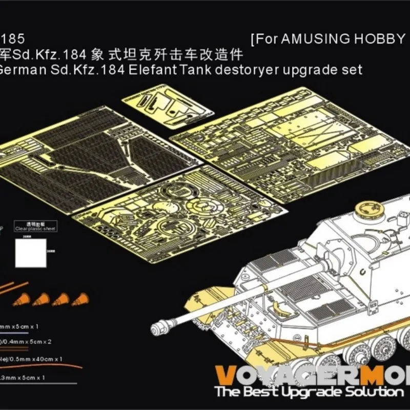 Voyager Model PE351185 1/35 WWII German Sd.Kfz.184 Elefant Tank ...