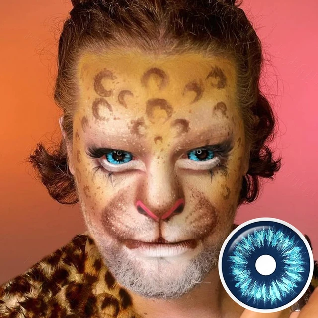 Blue Zombie Contact Lenses