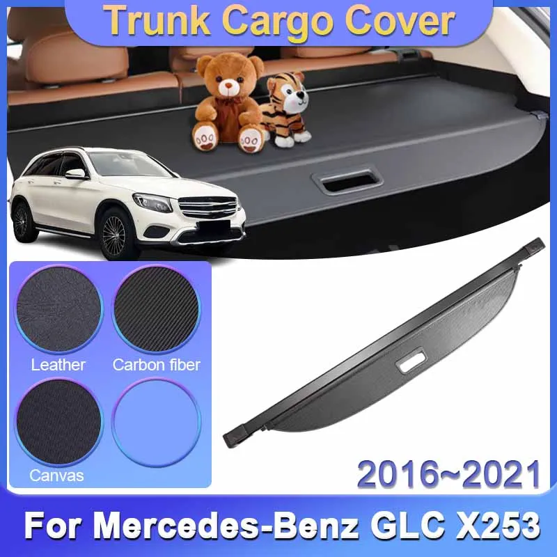 Car Trunk Cargo Cover For Mercedes-Benz GLC X253 2016~2021 250d Shield ...
