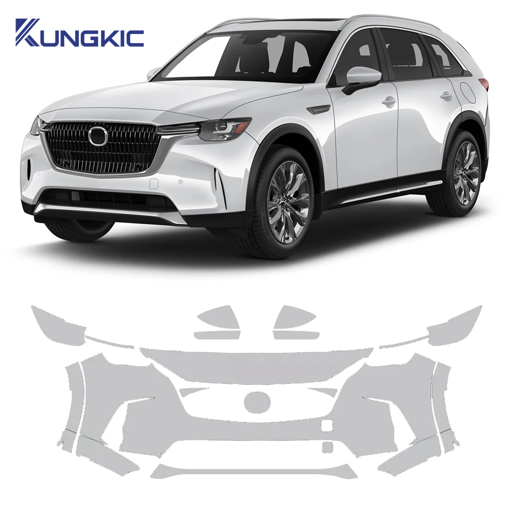 For Mazda CX90 2024 CX-90 Car Paint Protection Film Front Bumper Anti ...