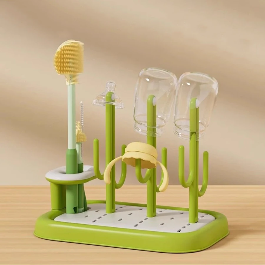 Baby-Feeding-Bottle-Drain-Rack-Nipple-Feeding-Cup-Holder-Storage-Drying ...