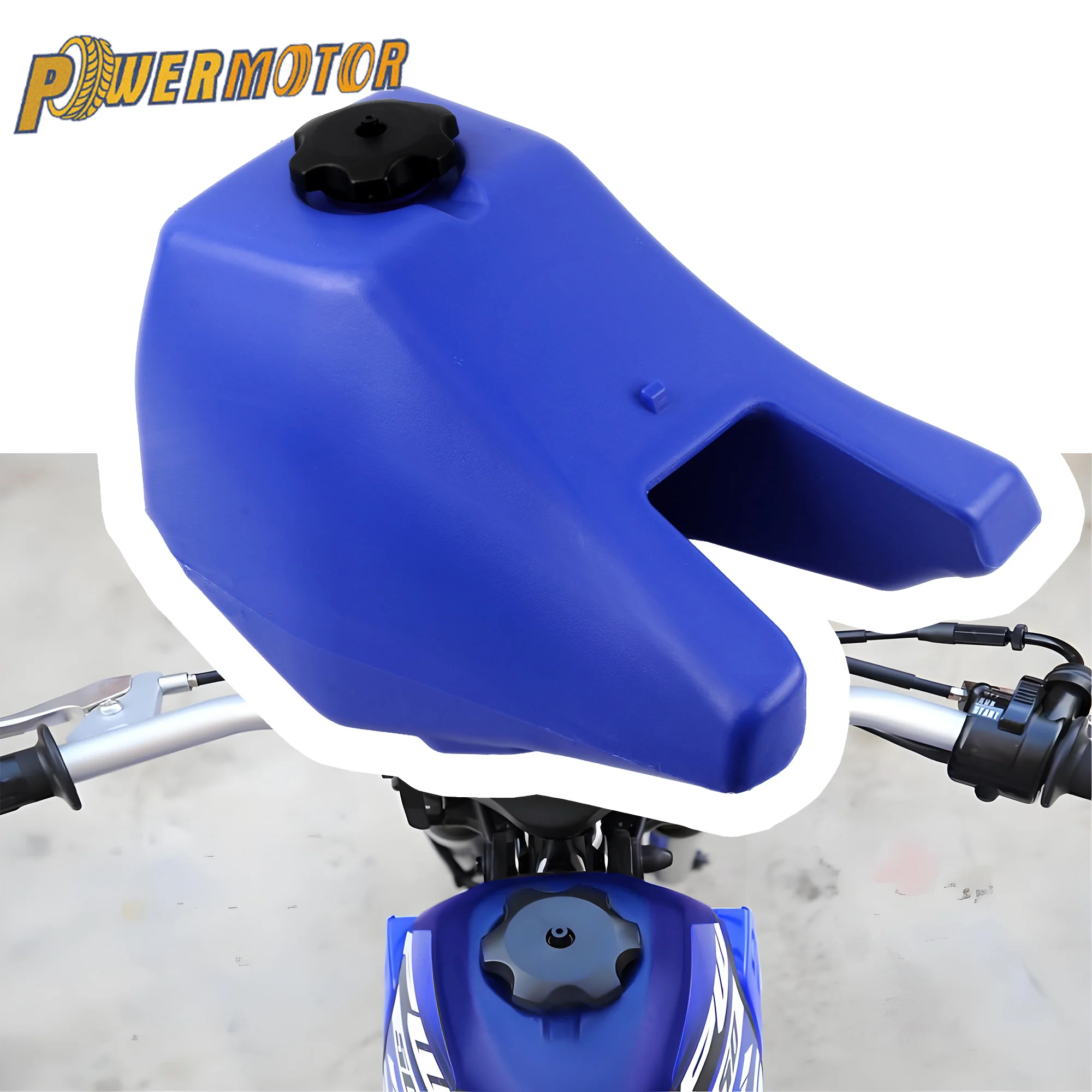 Tanque de combustible de gasolina de Gas azul para motocicleta ...